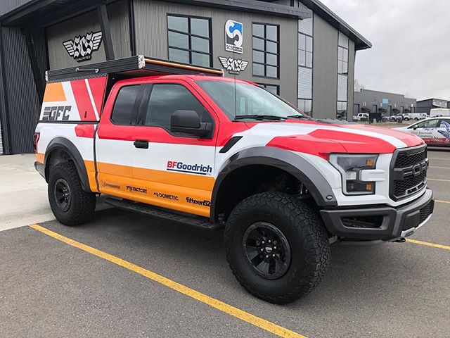 Go Fast Campers ultimate backcountry adventure Ford ranger · SCS Wraps