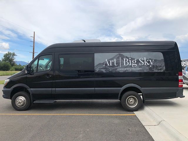 Sprinter Van Wrap project for Art Big Sky · SCS Wraps