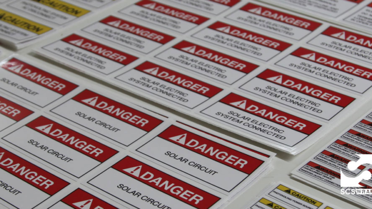 OEM Warning / Danger / Caution / Electric Hazard · SCS Wraps