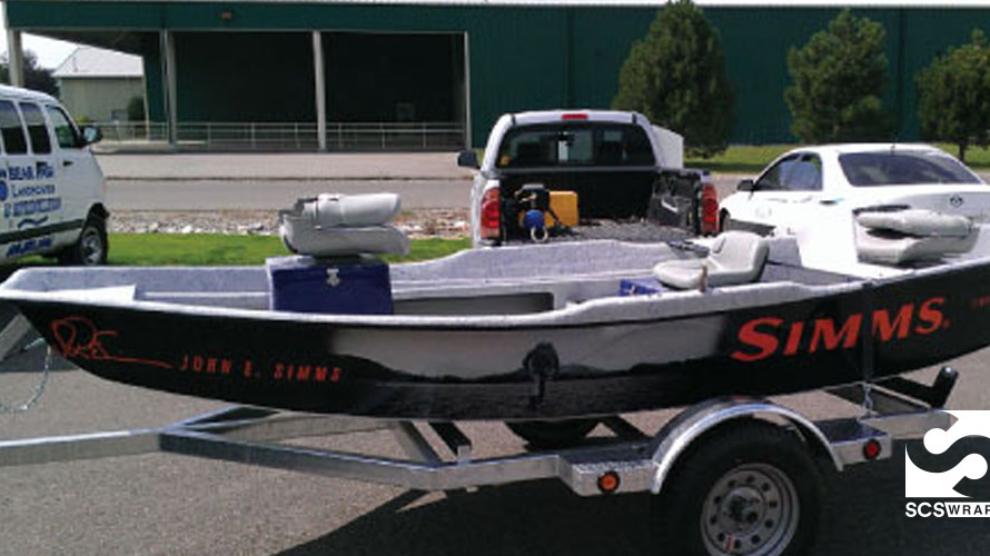 Simms Boat Wrap · SCS Wraps