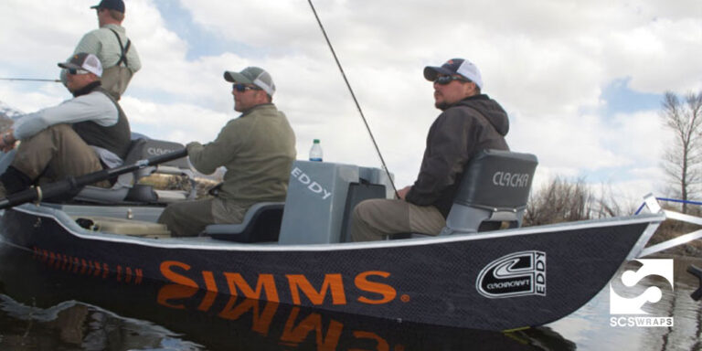 Simms Fishing Products Boat Wrap · SCS Wraps