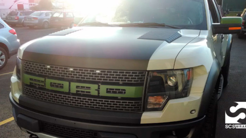 Ford Raptor Custom Truck Wrap · SCS Wraps