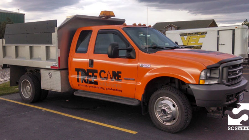 Tree Care Solutions Truck Wrap · SCS Wraps