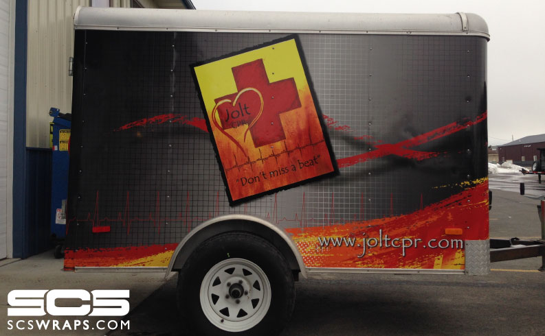Jolt CPR Trailer Wrap - SCS Wraps | Signs Concepts Solutions