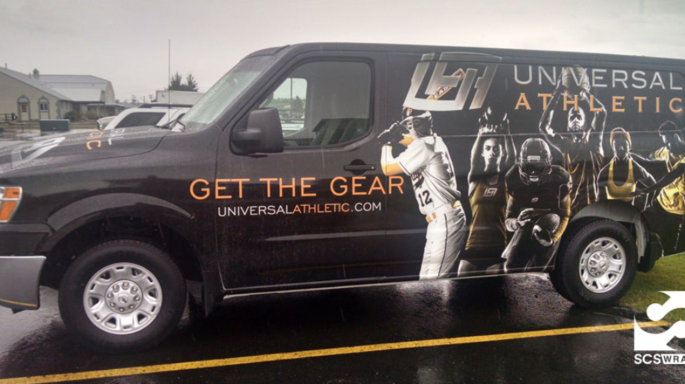 Universal Athletic Service Van Wrap · SCS Wraps