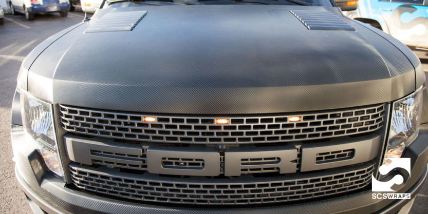 Ford Raptor Carbon Fiber Wrap · SCS Wraps