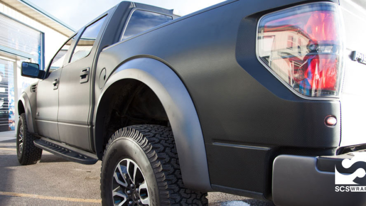 Ford Raptor Carbon Fiber Wrap · SCS Wraps