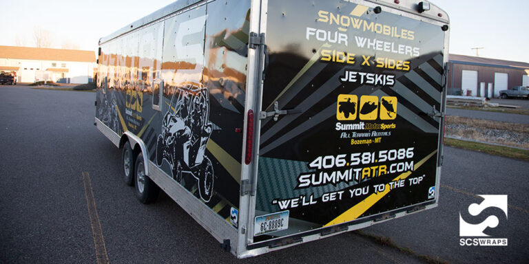 Summit Motorsports Trailer Wrap · SCS Wraps