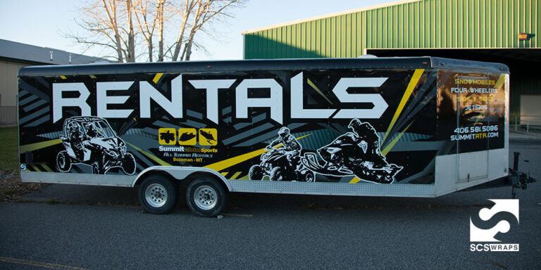 Summit Motorsports Trailer Wrap · SCS Wraps