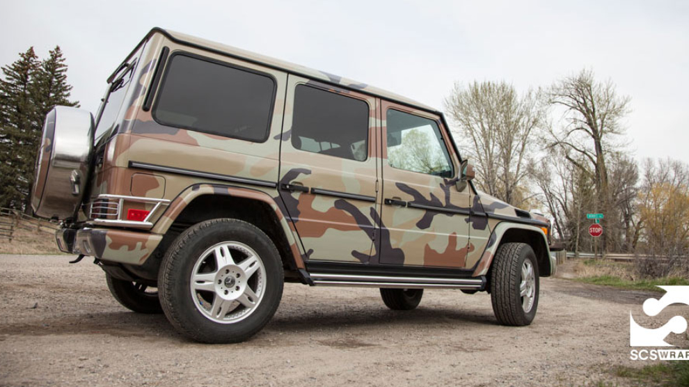 Mercedes Benz SUV Vehicle Wrap · SCS Wraps