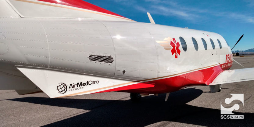 Medical Aircraft Branding · SCS Wraps