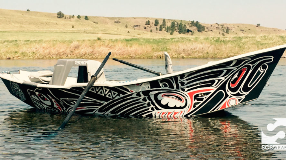 Trout Unlimited Drift Boat Wrap · SCS Wraps