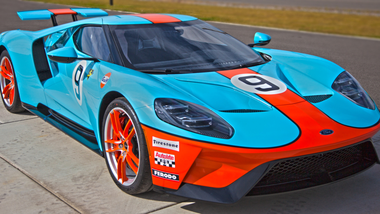 Ford GT Gulf Livery Graphics · SCS Wraps