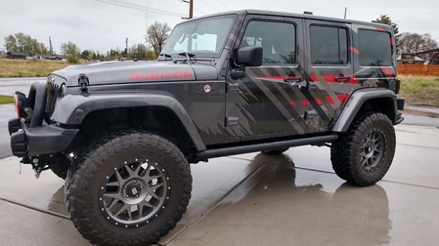 Metallic Jeep wrap project · SCS Wraps