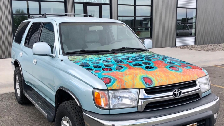 DeYoung 4Runner hood wrap · SCS Wraps