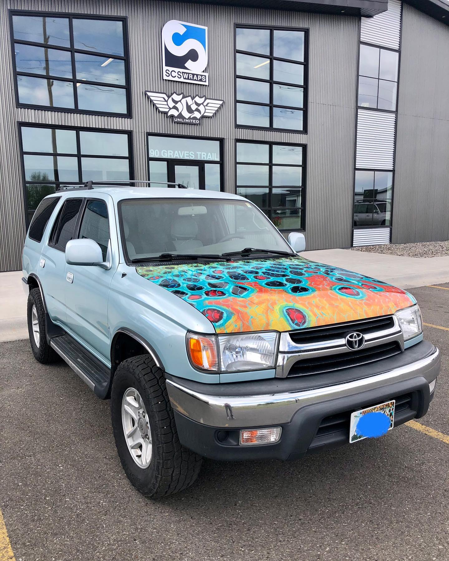 DeYoung 4Runner hood wrap · SCS Wraps
