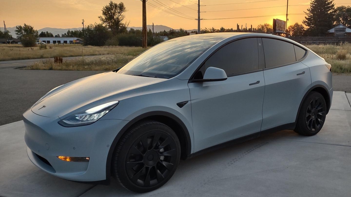Tesla Model Y Color Change · SCS Wraps
