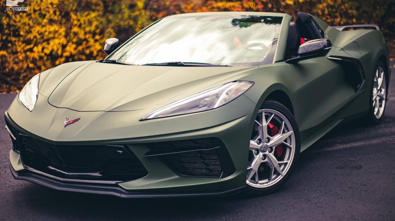 C8 Corvette color change · SCS Wraps